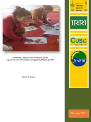 Community Based Rice Seed Production system: Experiences from Climate ...